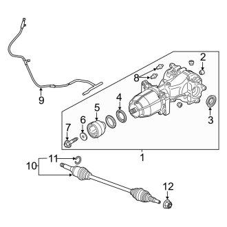 2016 Ford Fusion OEM Driveline & Axle Parts | Hubs — CARiD.com
