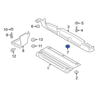 Ford Fusion Rocker Panel Hardware - Clips, Brackets | CARiD
