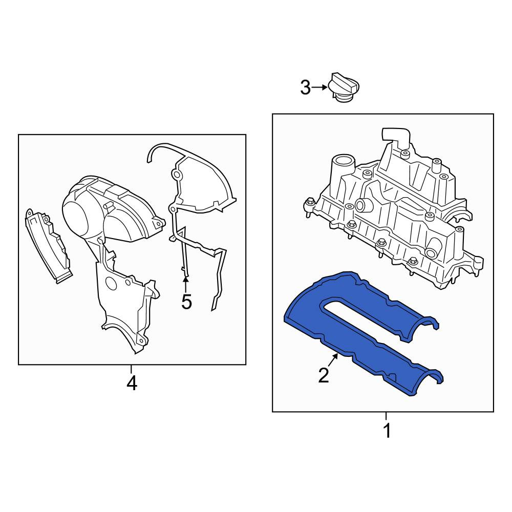 Ford OE DS7Z6584B - Engine Valve Cover Gasket