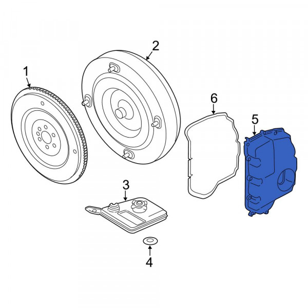 Ford OE BB5Z7A194B - Automatic Transmission Cover
