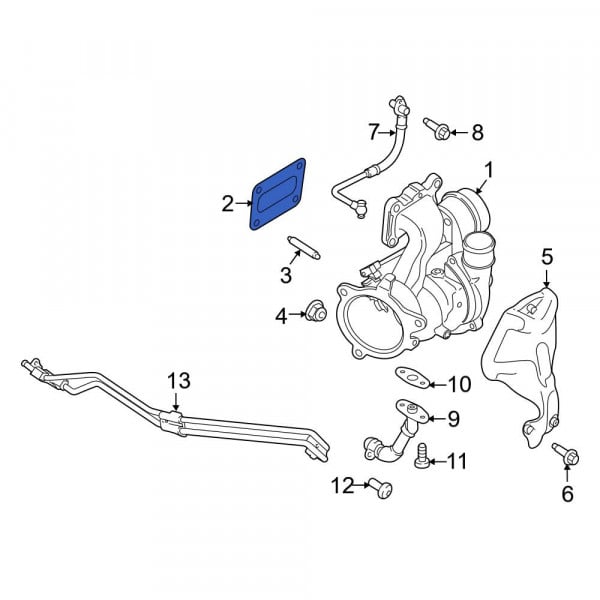 Ford OE AM5Z9450A - Turbocharger Gasket