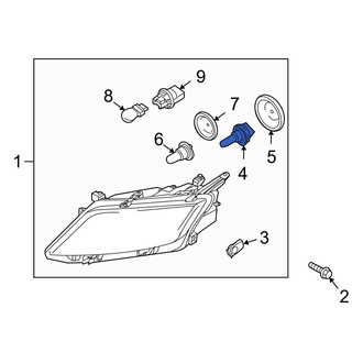Ford Edge OEM Headlight Components — CARiD.com