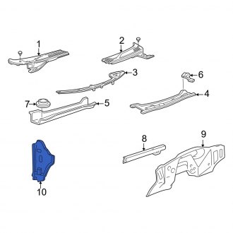 Ford F-150 Cowl Panels & Parts | Vent Grills — CARiD.com