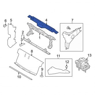 Ford F-150 Radiator Support Covers | CARiD