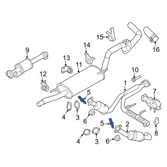 Ford F-150 OEM Exhaust Parts | Systems, Tips, Pipes — CARiD.com