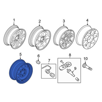 Ford OE™ Factory Wheels | CARiD