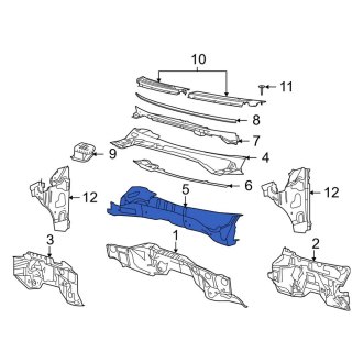 Ford F-150 Cowl Panels & Parts | Vent Grills — CARiD.com