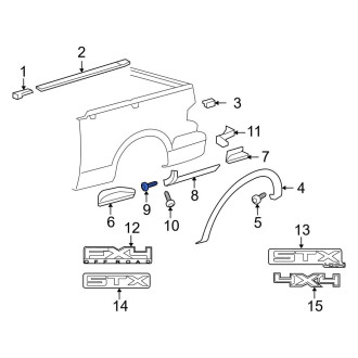 Ford F-150 Fender Support Braces & Hardware — CARiD.com