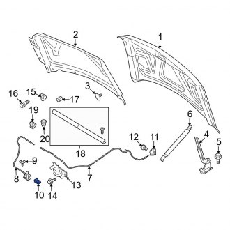 Ford Mustang OEM Grilles | Factory Billet & Mesh Grilles — CARiD.com