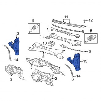 Ford F-150 Cowl Panels & Parts | Vent Grills — CARiD.com