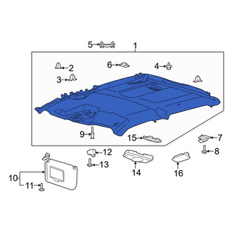 Ford F-150 Replacement Headliners | CARiD