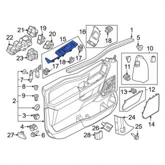 Ford F-150 Lightning OEM Window Parts - Visors, Regulators | CARiD