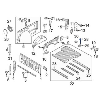 Ford F-150 OEM Trunks & Parts | Lids, Rear Panels — CARiD.com