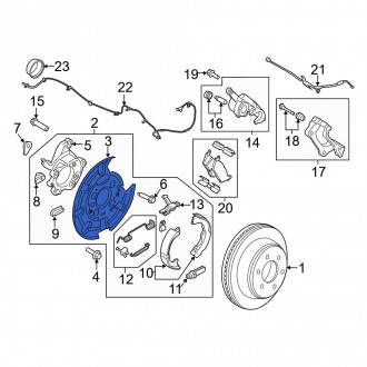 Ford F-150 Brake Dust Shields & Backing Plates — CARiD.com