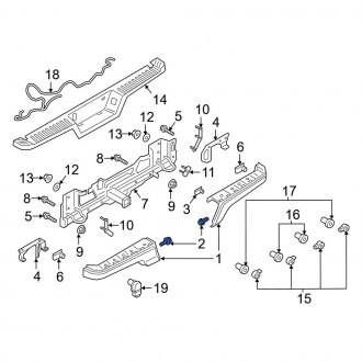 Ford F-150 Lightning Bumper Brackets & Hardware | Front, Rear — CARiD.com