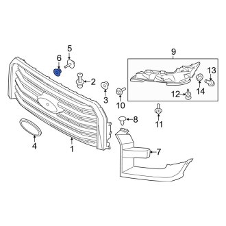 Ford F-250 Grille Brackets & Hardware — CARiD.com