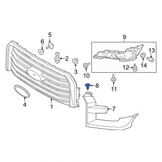 Ford F-150 Grille Brackets & Hardware — CARiD.com