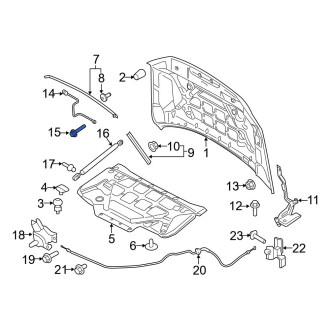 Ford F-150 Lightning Replacement Hoods - Hinges, Supports | CARiD