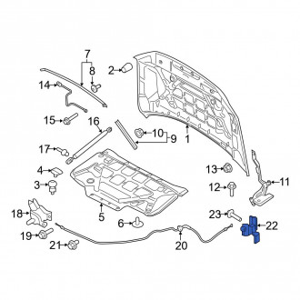 Ford F-350 Hood Release Cables & Handles | CARiD