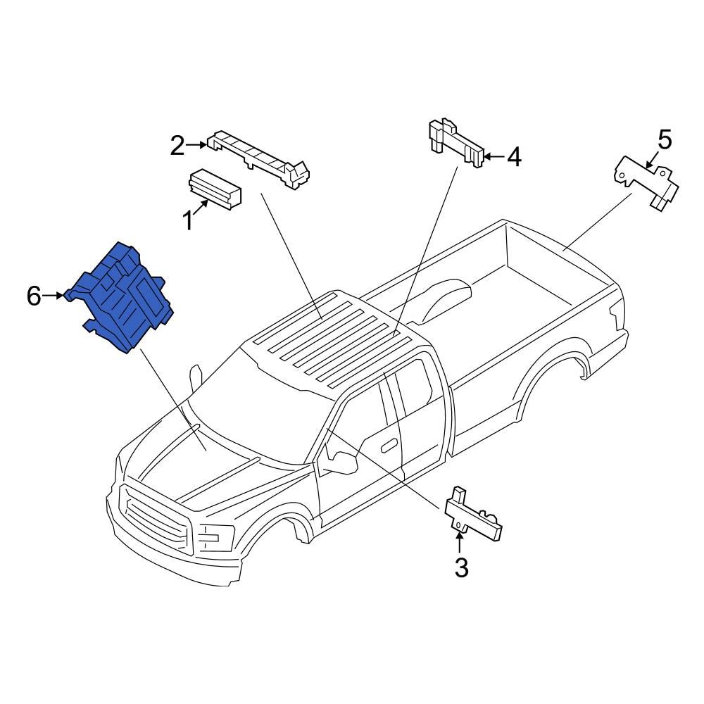 Ford OE JU5Z15604BY - Keyless Entry Module
