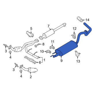 Ford F-150 OEM Exhaust Parts | Systems, Tips, Pipes — CARiD.com
