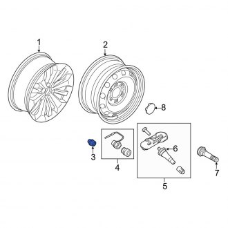 Ford F-150 Lightning OEM Wheels & Tires - Lug Nuts, TPMS Sensors | CARiD