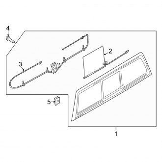 2016 Ford F-150 Rear Window Glass | CARiD