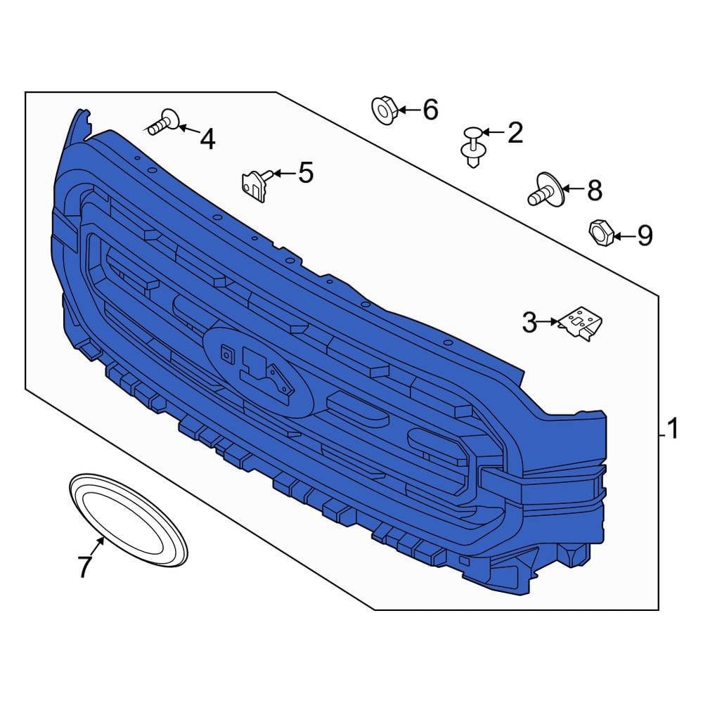 Ford OE ML3Z8200GA - Front Grille