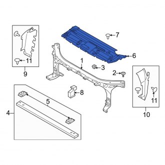 Ford F-150 Radiator Support Covers | CARiD