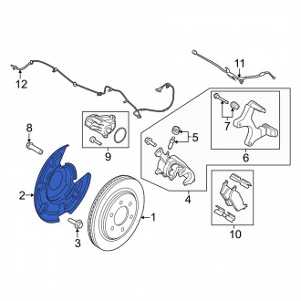 Ford F-150 Brake Dust Shields & Backing Plates | CARiD