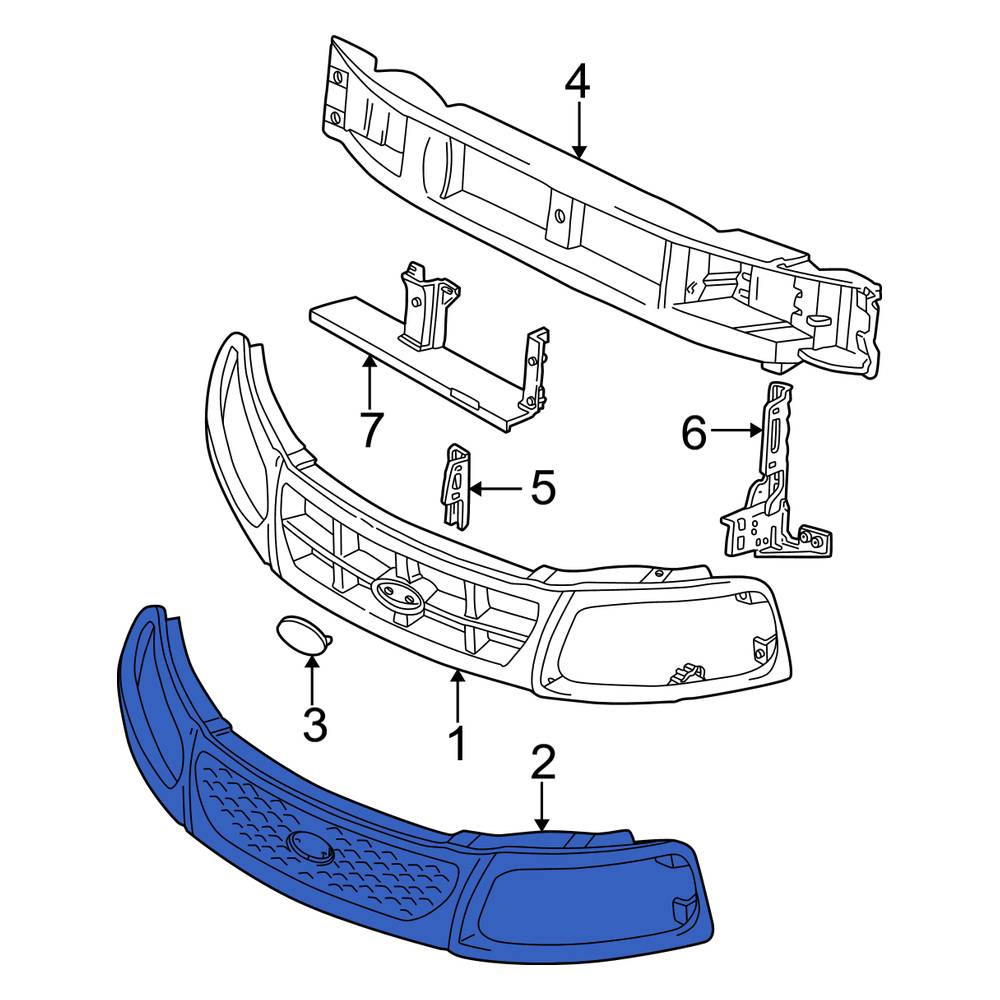 Ford OE 3L3Z8200AB - Front Grille