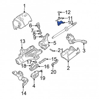 Ford Ranger Steering Columns, Shafts, Parts — CARiD.com