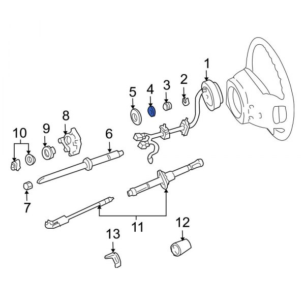 Ford OE F4DZ3517B - Steering Column Bearing