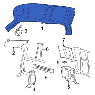Ford F-250 Replacement Headliners — CARiD.com
