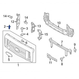 Ford F-250 OEM Grilles | Factory Billet & Mesh Grilles — CARiD.com