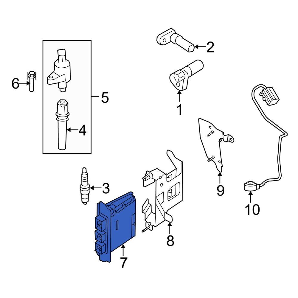 Ford OE BC2Z12A650AMC - Engine Control Module (ECM)