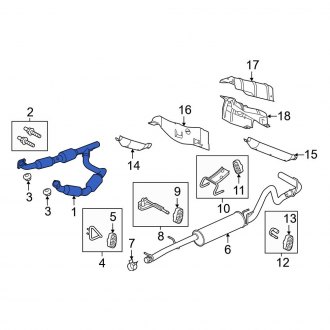 Ford E-series OEM Exhaust Parts - Systems, Tips, Pipes | CARiD