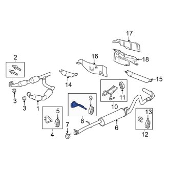 Ford Excursion OEM Exhaust Parts | Systems, Tips, Pipes — CARiD.com