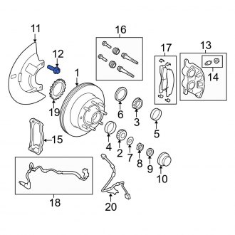 Ford F-350 Brake Dust Shields & Backing Plates | CARiD