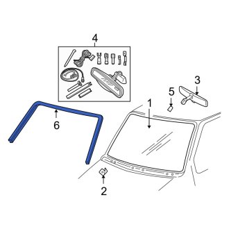 Car Window Trim - Moldings, Pillar Posts, Sills | CARiD