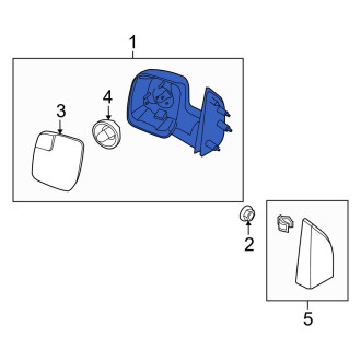Ford E-series OEM Mirrors | Towing, Side & Rear View — CARiD.com
