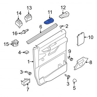 Ford E-series OEM Window Parts | Visors, Regulators — CARiD.com