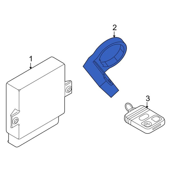 Ford OE 6V6Z15607C - Keyless Entry Antenna