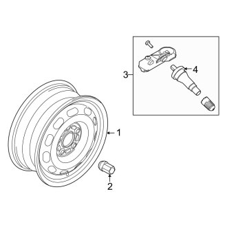 2012 Ford Transit Connect OEM Wheels - Original Steel & Alloy Wheels ...