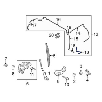 Ford Transit Connect Washer Nozzles & Parts — CARID.com