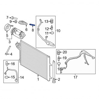 Ford Taurus OEM A/C & Heating Parts | Systems, Compressors — CARiD.com