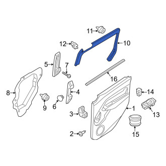 Ford Transit Connect OEM Window Parts | Visors, Regulators — CARiD.com