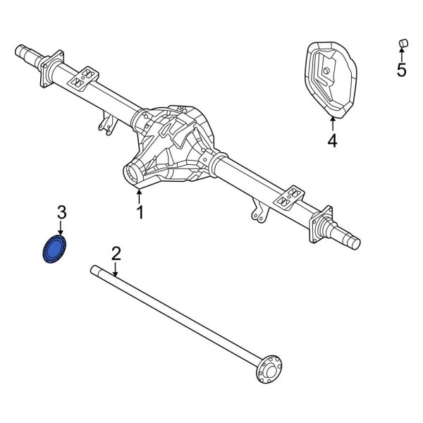 Ford OE EOTZ1001A - CV Axle Shaft Retaining Ring