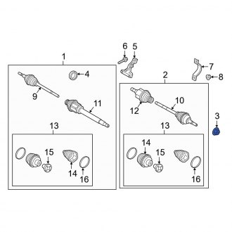Ford Maverick CV Joints, Boots & Parts | Inner, Outer — CARiD.com