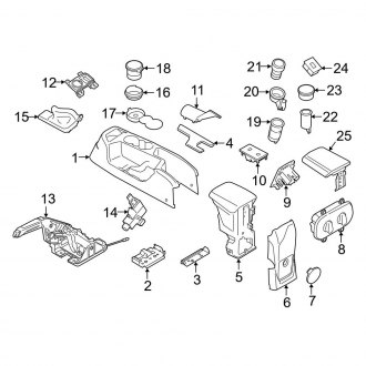 2020 Ford Transit Connect Center Consoles & Parts | CARiD